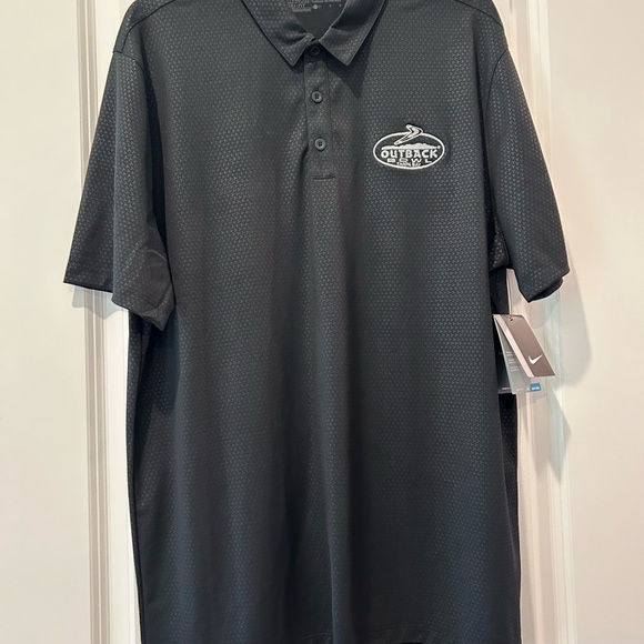 Nike | Shirts | Nike Black Polo Shirt Outback Bowl | Poshmark